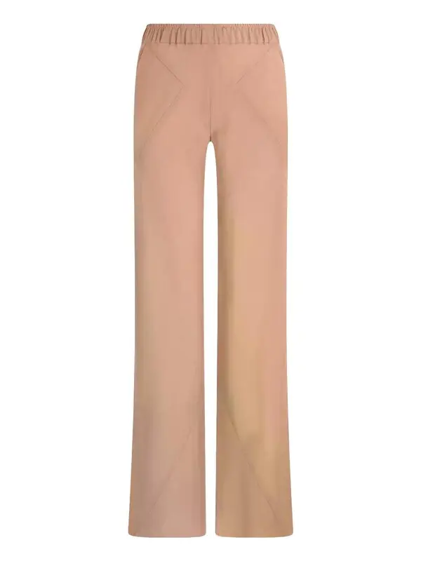Giorgio Armani Mulberry-silk Palazzo Pants - Pink