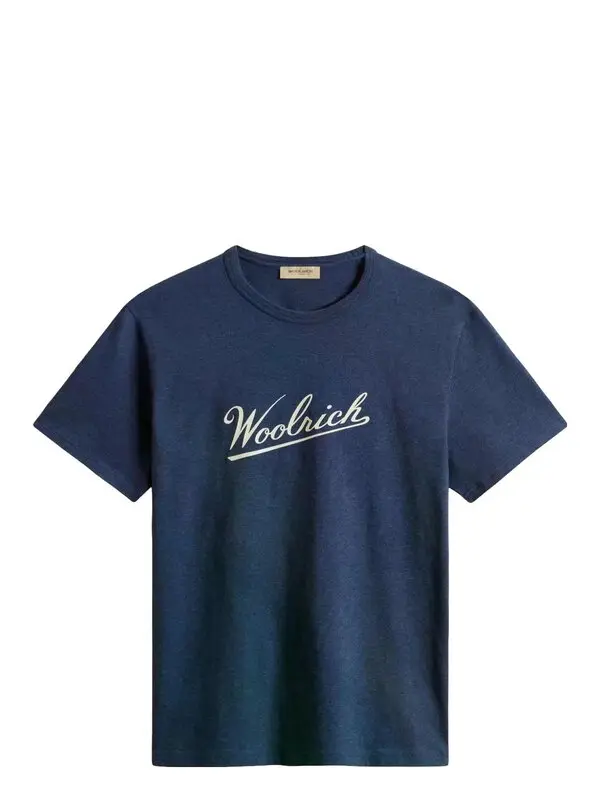 Woolrich Mouline Jersey T-shirt - Blue