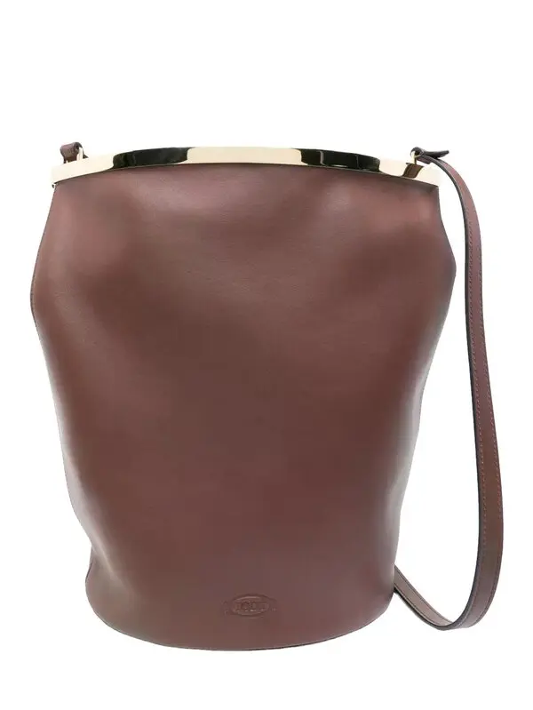 TOD'S Leather Shoulder Bag - Brown
