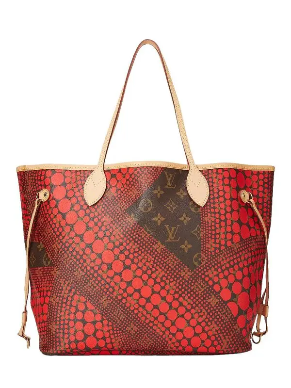 LOUIS VUITTON X Yayoi Kusama Monogram Dots Infinity Tote - Red