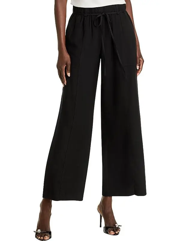 Aqua Wide-leg Pants - Black
