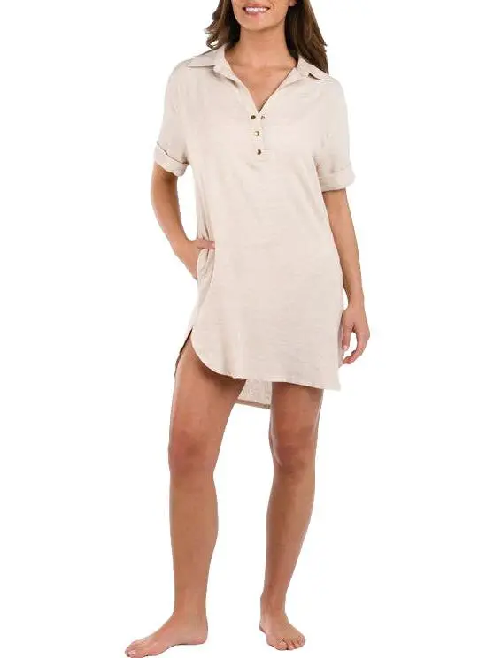La Blanca Delphine Cover-up Shift - Taupe