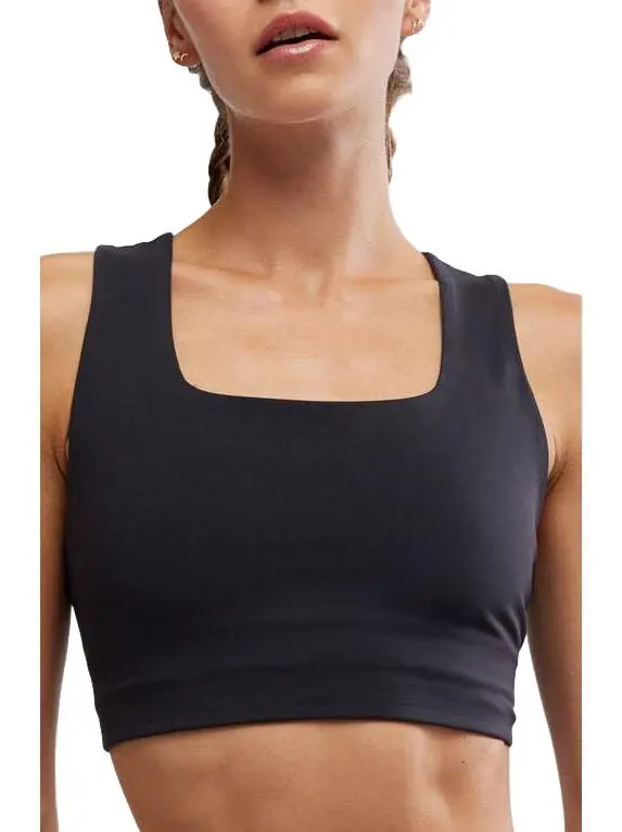 Free People Win Win Racerback Bra - Black