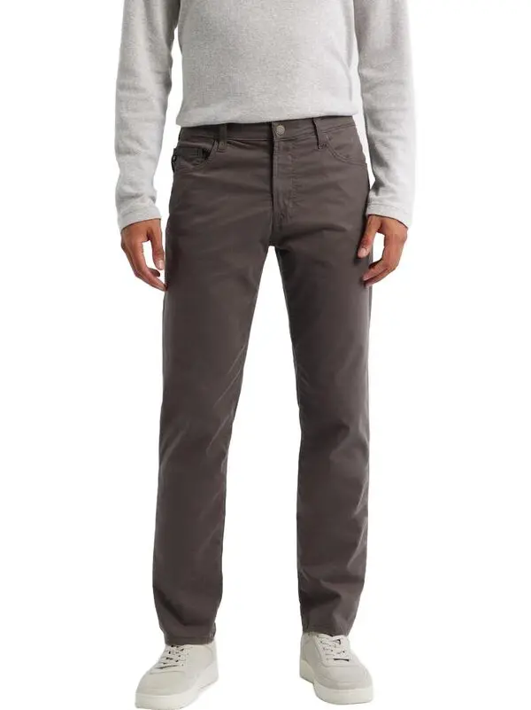 Ag Tellis Airluxe™ Commuter Performance Sateen Slim Fit Pants - Brown Slate