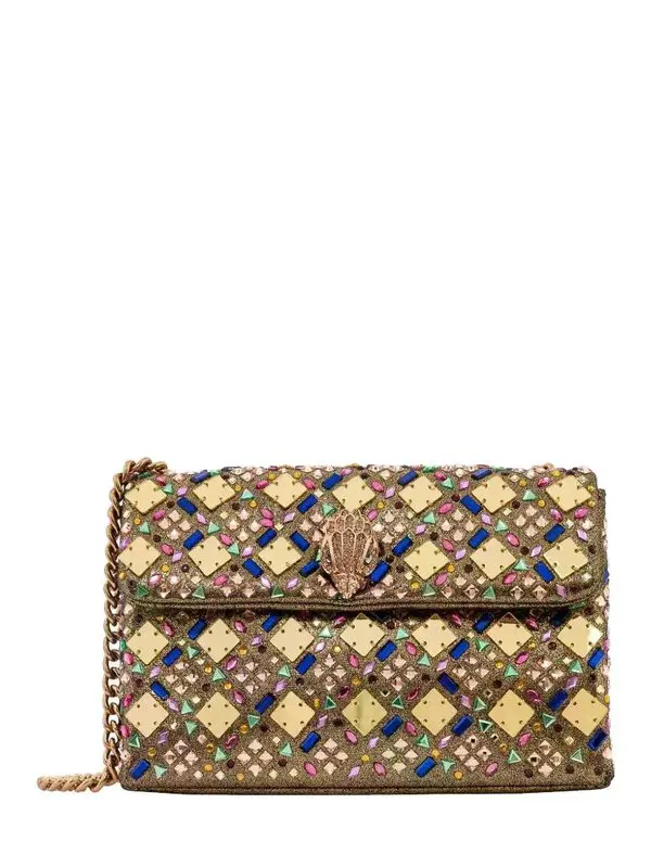 Kurt Geiger Kensington Crossbody Bag - Gold