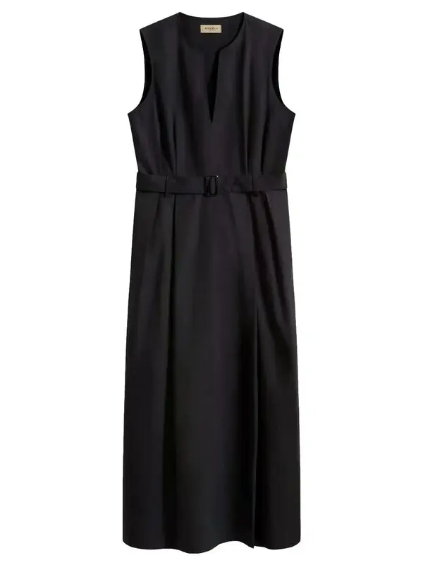 Woolrich Belted Maxi Dress - Black