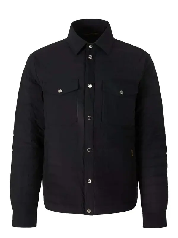 MOORER Classic Collar Jacket - Black