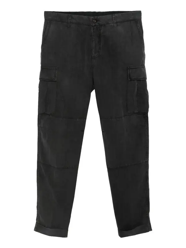 Eleventy Cargo Trousers - Black