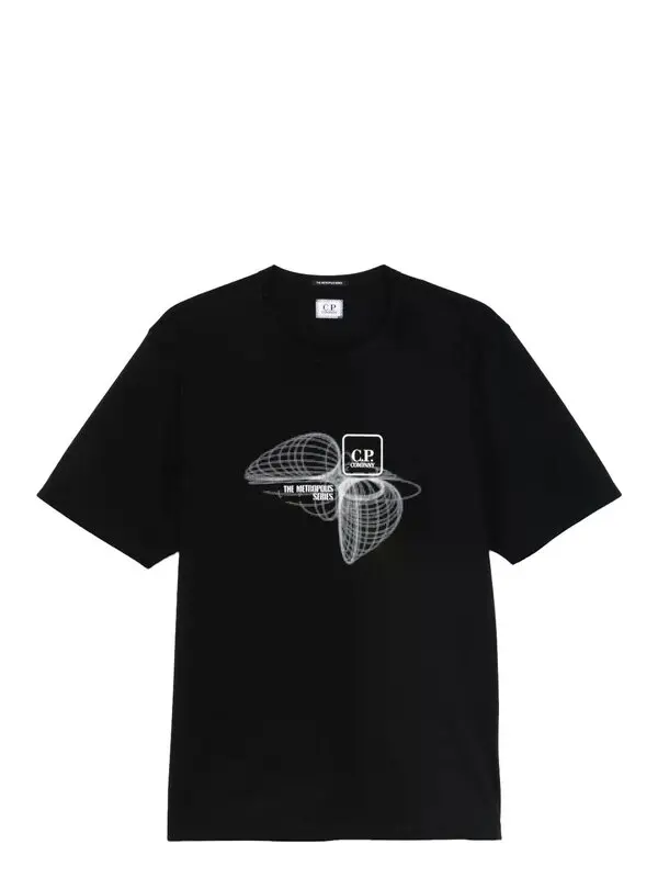 C.P. COMPANY Short-sleeves T-shirt - Black