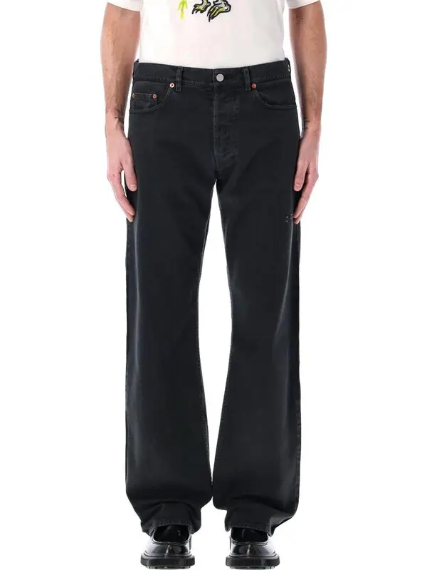 MAGLIANO Braided Back Denim Jeans - Black