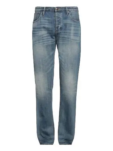Emporio Armani Cotton Denim Jeans - Blue