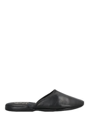 Church's Leather House Slippers - Black