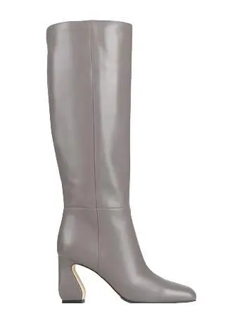 SERGIO ROSSI Leather Boots - Grey