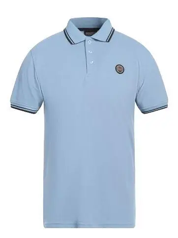 MUSEUM Polo Shirt Pastel Size Cotton - Blue