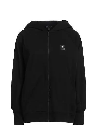 Armani Exchange Fleece Hooded Sweatshirt - Black
