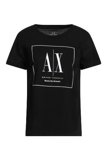 Armani Exchange Logo-print Cotton T-shirt - Black