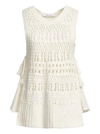 EMMA & GAIA Knitted Top - White