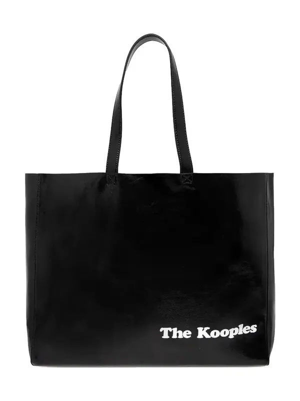 The Kooples Logo Tote Bag - Black