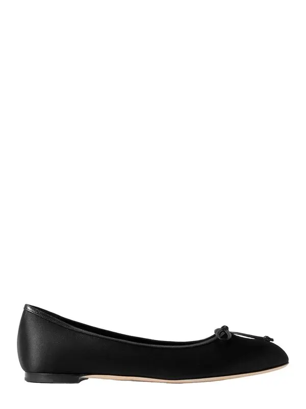 Manolo Blahnik Verallim 10 Ballet Flats - Black