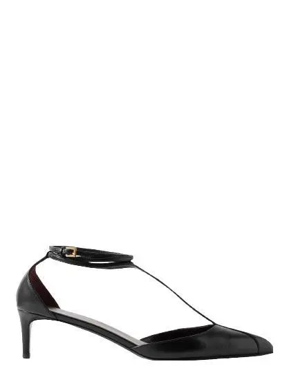 Khaite Mia Leather Pumps - Black