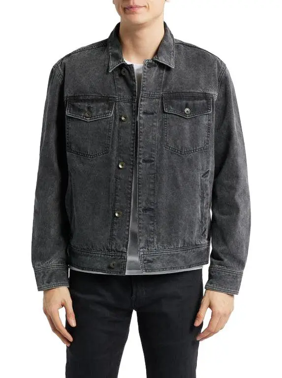 Rag & Bone Denim Trucker Jacket - Onyx