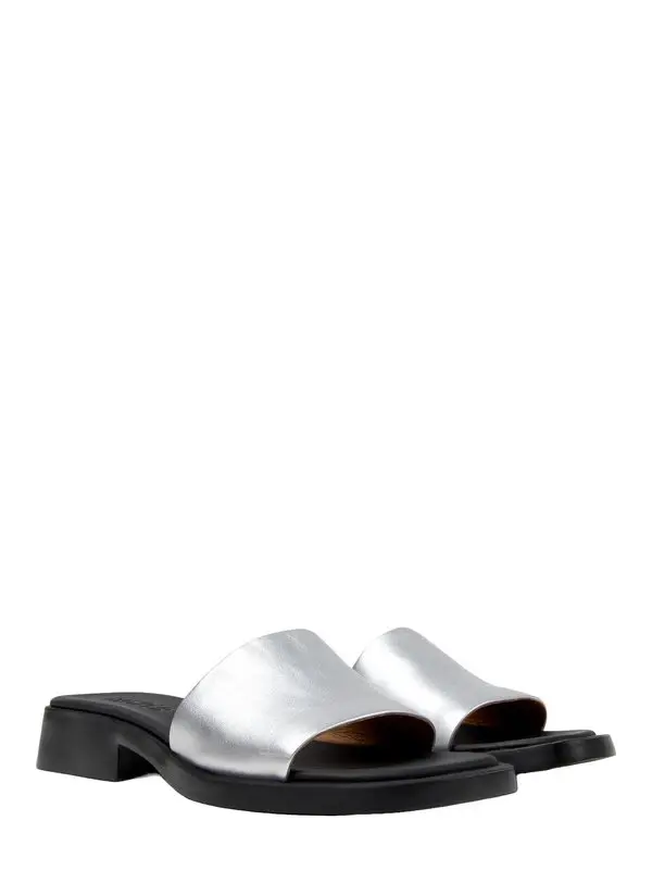 Camper Dana Slide Sandal - Medium Gray