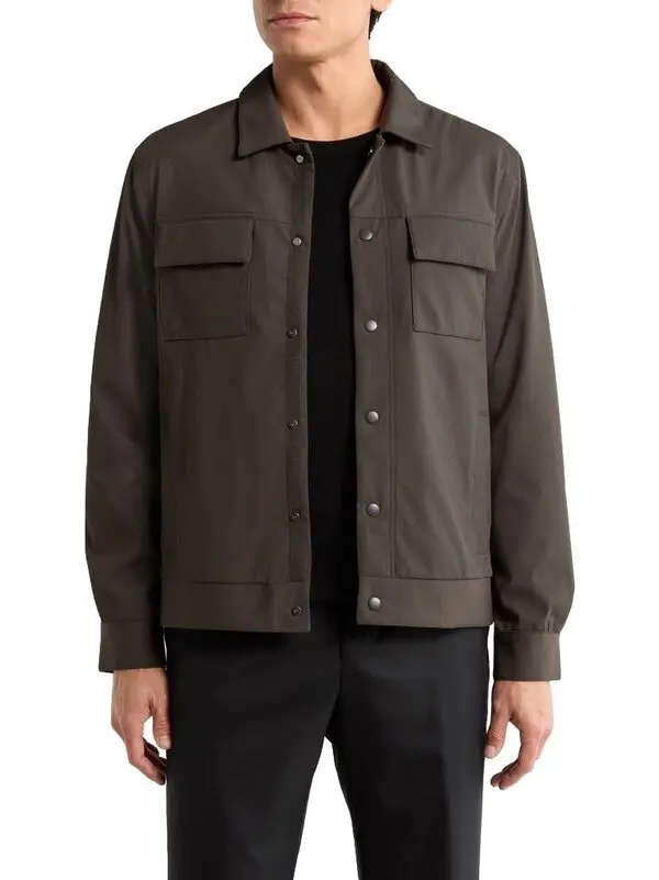 Robert Barakett Fremantle Technical Knit Jacket - Dark Olive