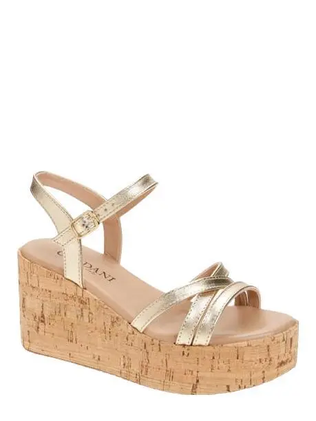 Cordani Jaiden Platform Wedge Sandal - Platino