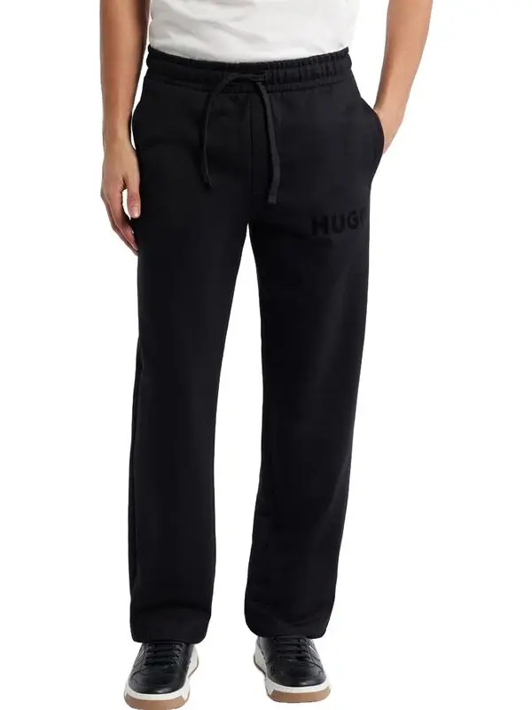 Hugo Dumrulo Cotton Sweatpants - Black