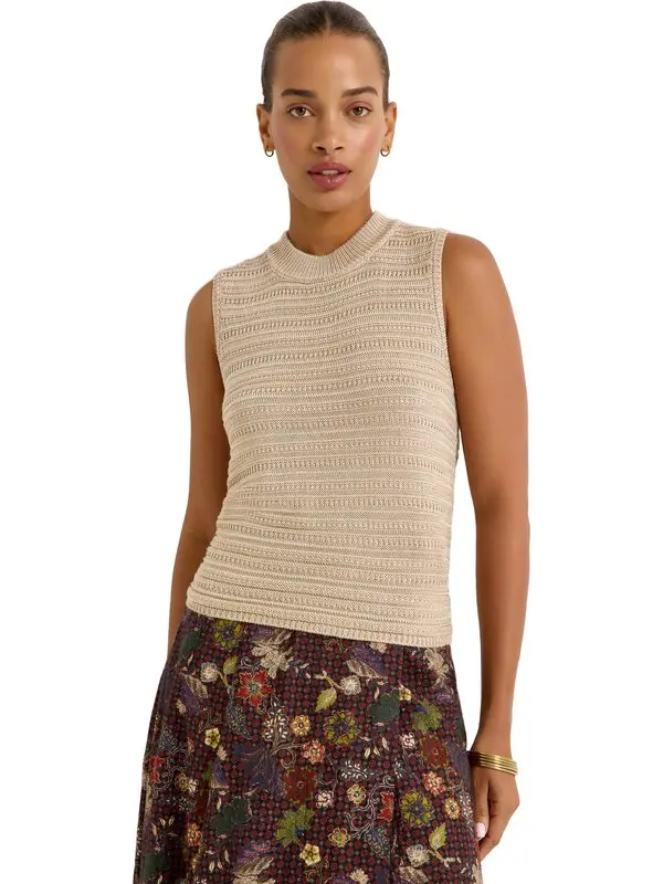 MARIE OLIVER Nev Top - Tan