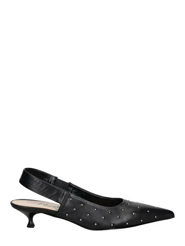 Agl 45mm Micro-stud Embellished Pumps - Black