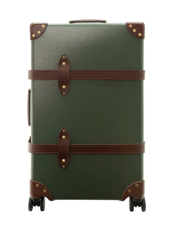 GLOBE-TROTTER Medium Centenary 4-wheel Suitcase - Green