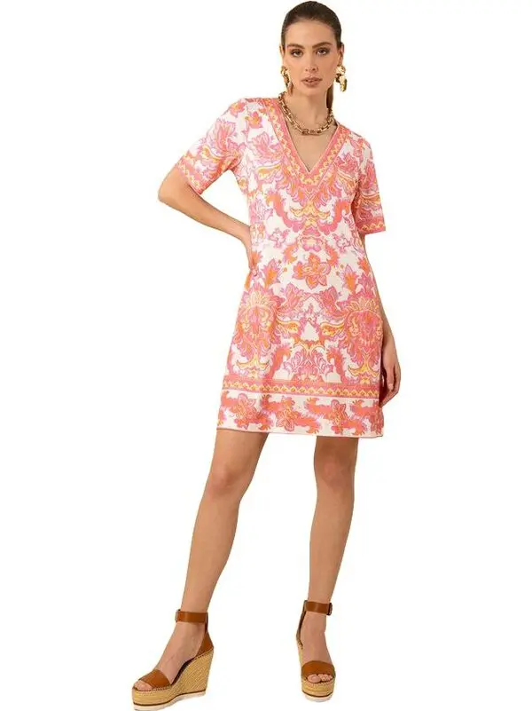 Hale Bob Bethany Jersey Mini Dress - Pink