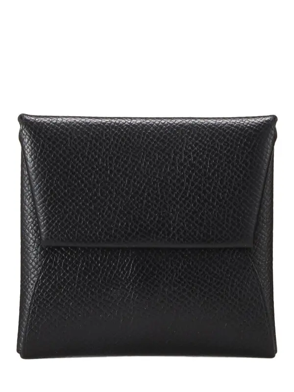 Hermès Epsom Bastia Coin Holder - Black