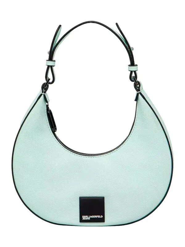 Karl Lagerfeld Logo-patch Shoulder Bag - Blue