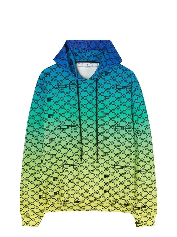 Off-White Monogrammed Hoodie - Multicolor