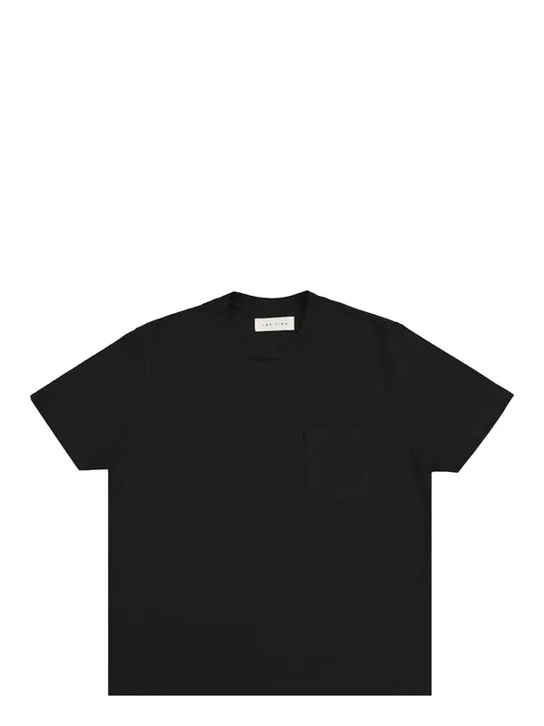 LES TIEN Classic Pocket Tee 'jet - Black