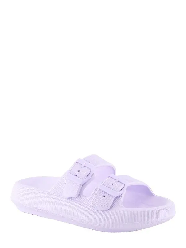 SPRING STEP SHOES Bubbles Waterproof Slide Sandal - Lilac