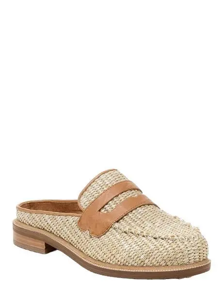KELSI DAGGER BROOKLYN Lock Raffia Mule - Natural