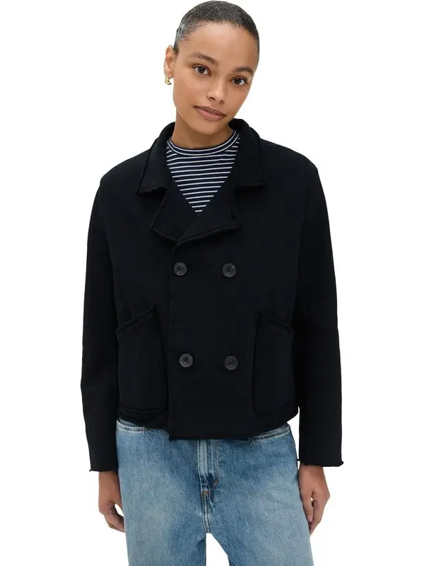 Frank & Eileen Mini Belfast Crop Peacoat - British Royal Navy