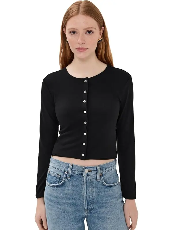 LE BOP Eloise Cardigan - Black