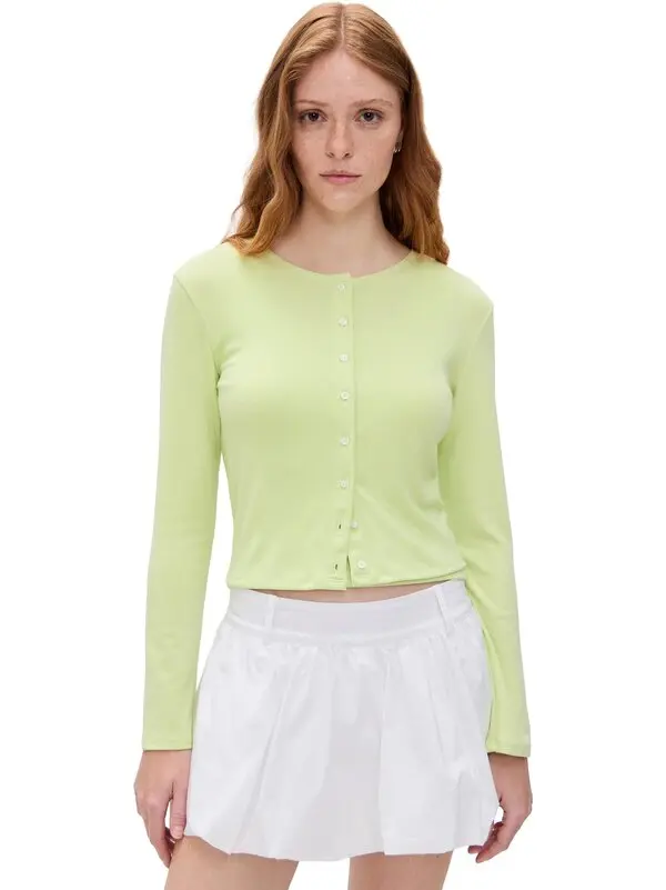LE BOP Eloise Cardigan - Lime