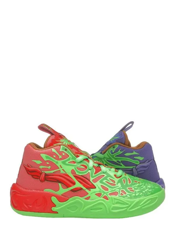 PUMA Lamelo Ball Mb.04 Teenage Mutant Ninja Turtles - Fluro Green Pes/puma Red/dark Amethyst