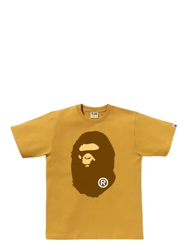 A BATHING APE Big Ape Head T-shirt - Yellow