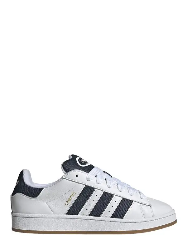Adidas Campus 00s Denim Sneakers - Cloud White/night Indigo/gold Metallic