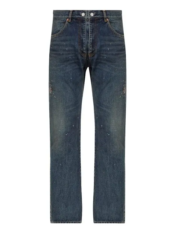 Undercover Painter Straight Jeans - Blue
