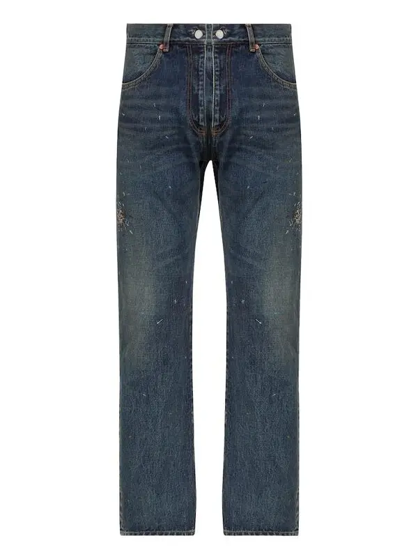 Undercover Painter Straight Jeans - Blue