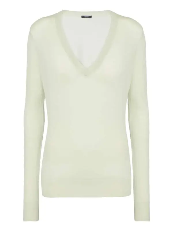 JOSEPH Cashair Cashmere Sweater - Green