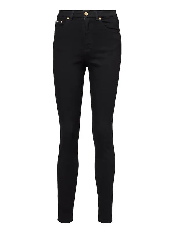 Dolce & Gabbana High-rise Skinny Jeans - Black