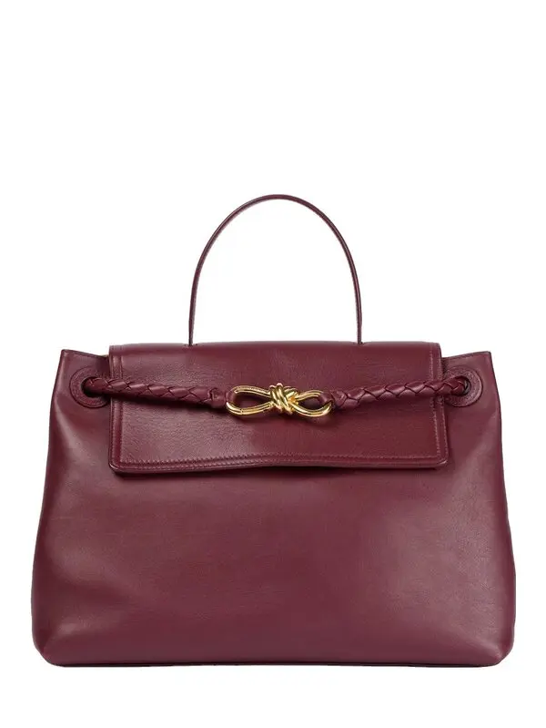 Bottega Veneta Ciao Ciao Medium Leather Tote Bag - Burgundy